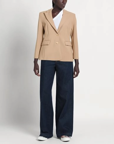 NENETTE Blazer Camel Size Polyester, Viscose, Elastane