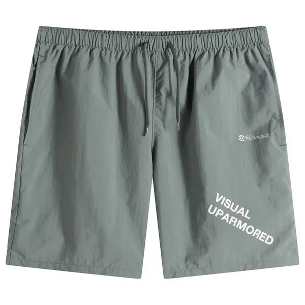 WTAPS Spss2001 Nylon Shorts With Printed Branding