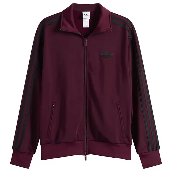 Adidas Firebird Track Top Loose - Maroon/black