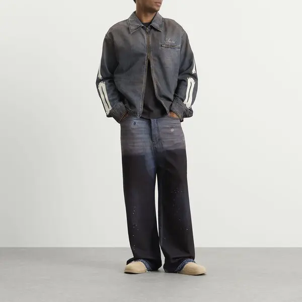 Amiri Lea Bones Denim Blouson