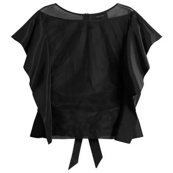 Simone Rocha Sheer Panel Boxy Top