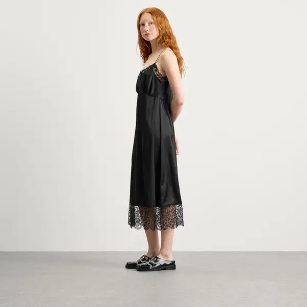 Simone Rocha Lace Trim Slip Dress