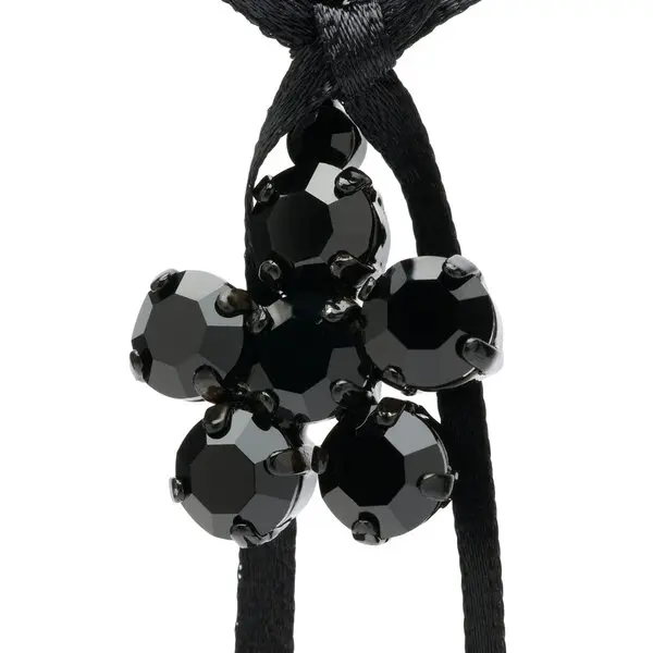 Simone Rocha Mini Daisy Drop Bow Earrings