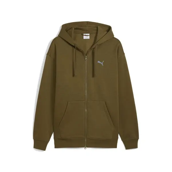 PUMA Essentials Zip-up Fleece Hoodie - Green