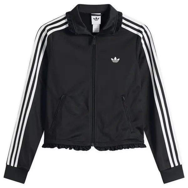 Adidas Pleated Firebird Track Top - Black