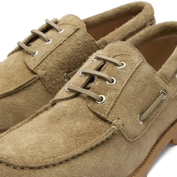 Studio Nicholson Guston Lace Up Boat Shoe