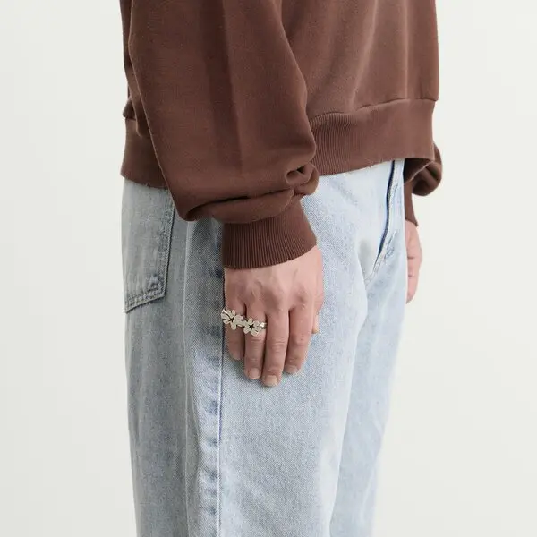 TWOJEYS Flower Knuckle Ring