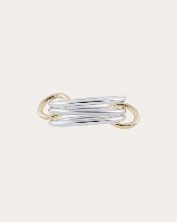 SPINELLI KILCOLLIN Two-tone Solarium Ring - Silver