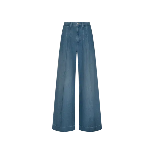 L'AGENCE Jayani Pleated Wide-leg Jean