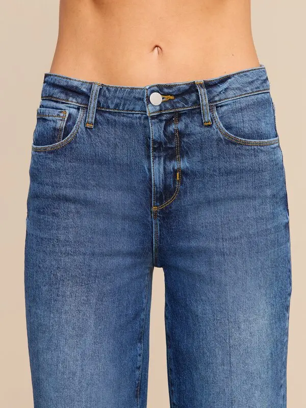 L'Agence Clayton Wide-leg Jean In Wash