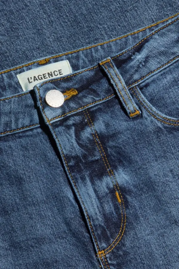 L'Agence Clayton Wide-leg Jean In Wash