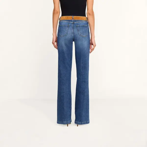 L'AGENCE Clayton Wide-leg Jean In Wash