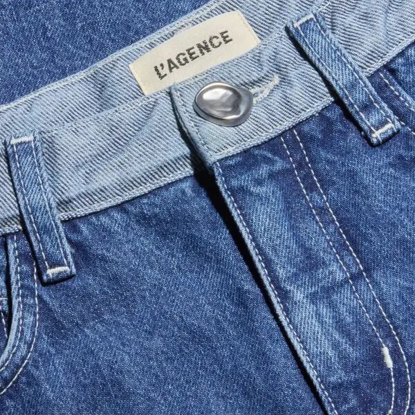 L'Agence Bronte Cropped Wide-leg Jean