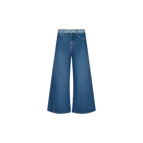 L'Agence Bronte Cropped Wide-leg Jean