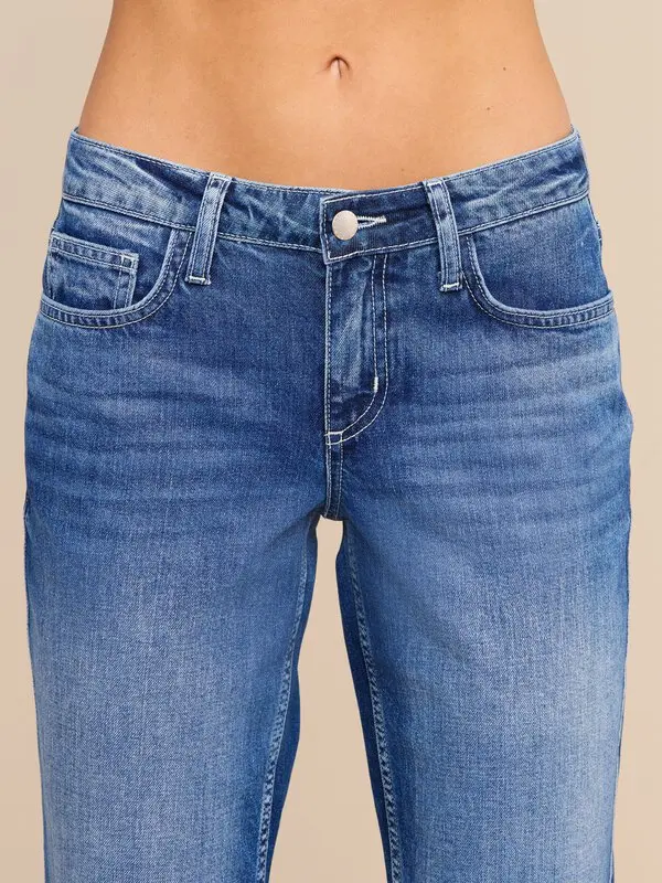 L'Agence Nevia Slouchy Straight-leg Jeans