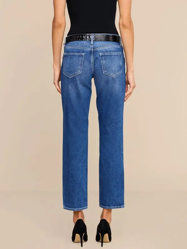 L'Agence Nevia Slouchy Straight-leg Jeans