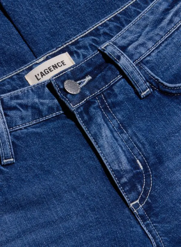 L'Agence Nevia Slouchy Straight-leg Jeans
