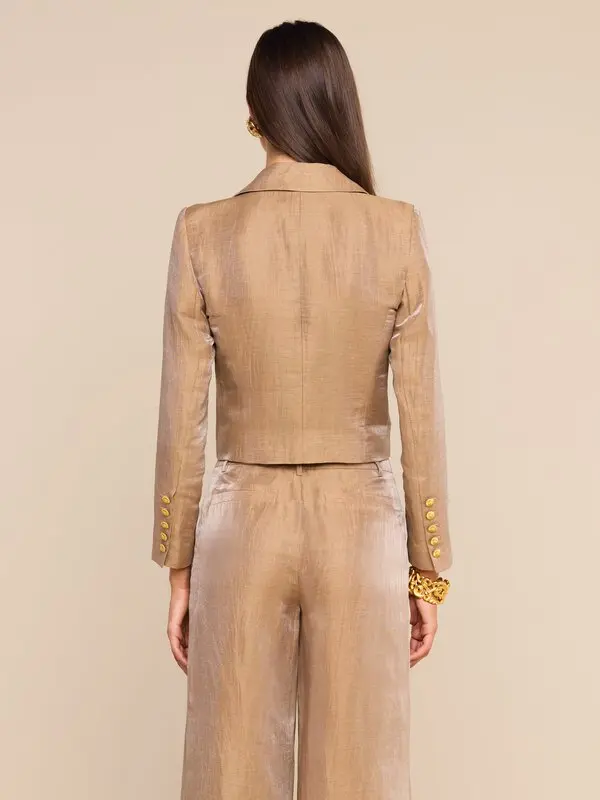 L'Agence Inez Cropped Blazer