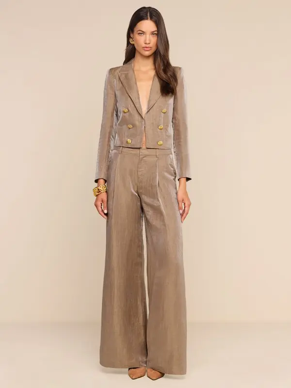 L'Agence Inez Cropped Blazer