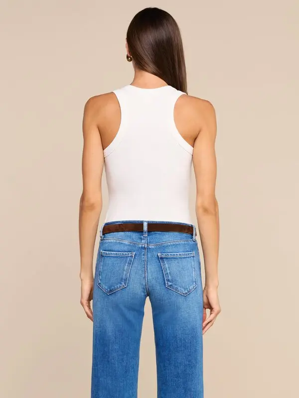 L'Agence Shania Racerback Tank Top
