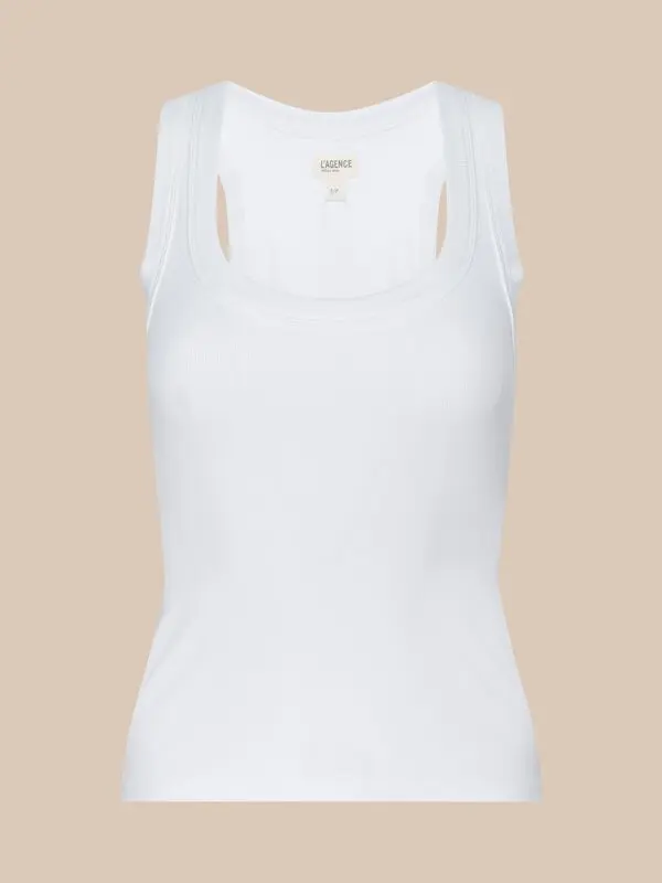 L'Agence Shania Racerback Tank Top
