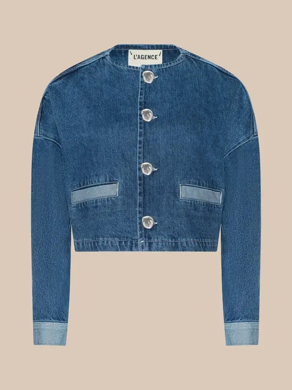 L'Agence Verona Jean Jacket