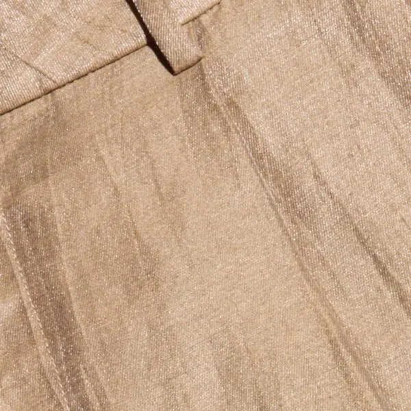 L'Agence Allanah Linen-blend Trouser - Latte/gold