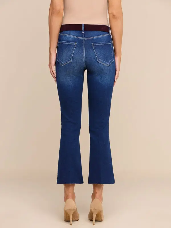 L'Agence Kendra Cropped Flare Jeans
