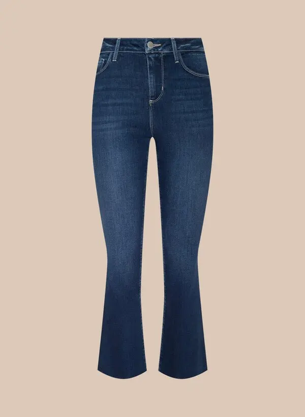 L'Agence Kendra Cropped Flare Jeans