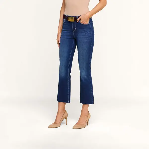 L'AGENCE Kendra Cropped Flare Jeans