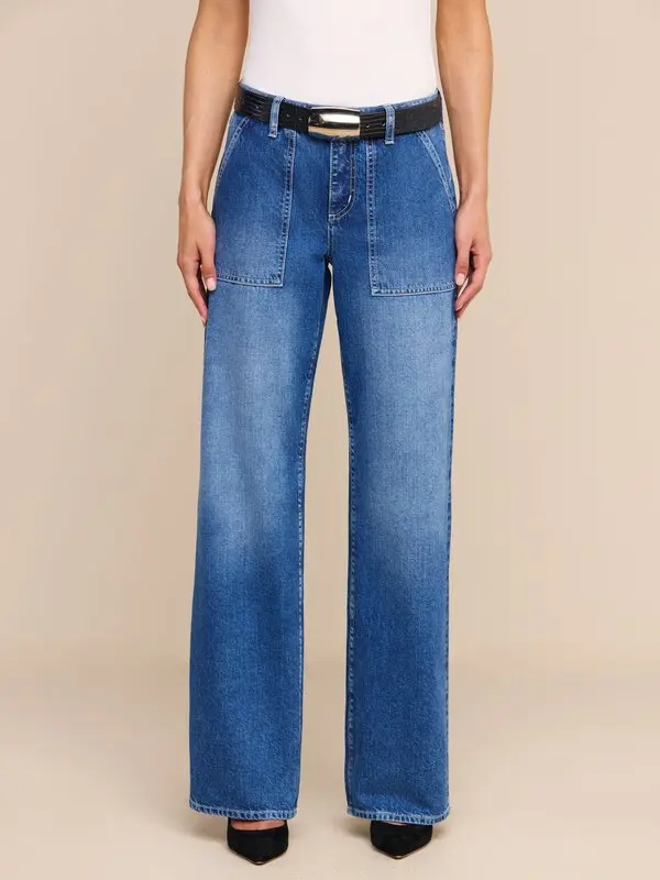 L'Agence Christel Wide-leg Jeans