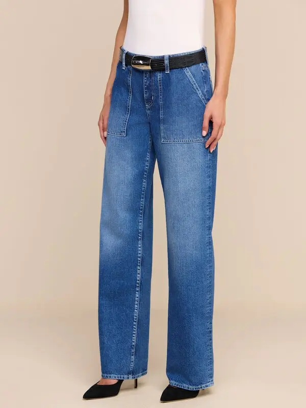 L'Agence Christel Wide-leg Jeans