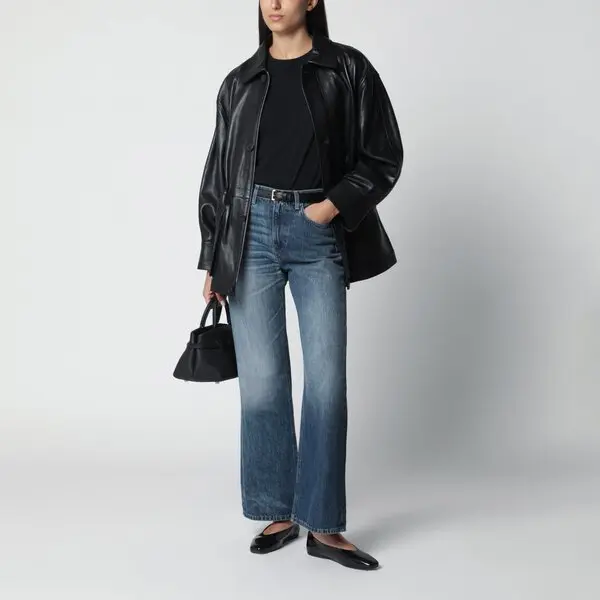 ARMA Maeve Leather Drawstring Jacket - Black