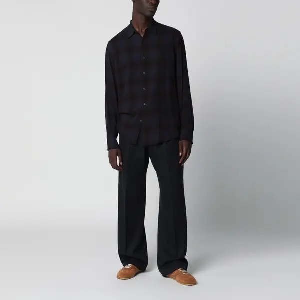 Dries Van Noten Check-pattern Viscose Shirt