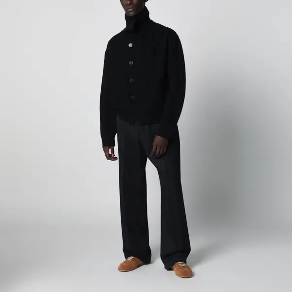 Dries Van Noten Waffle-knit Wool Cardigan
