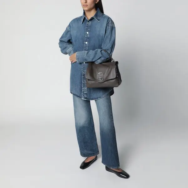 ZANELLATO Small Postina Bag In Marengo