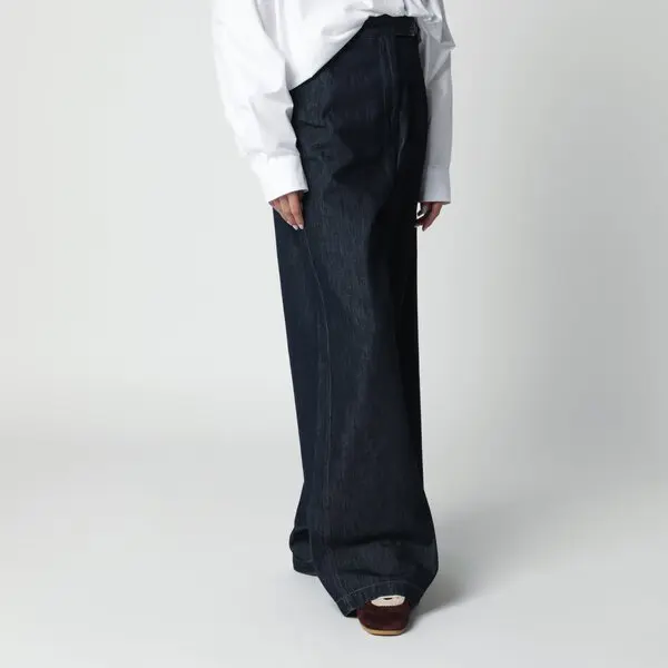 Dries Van Noten Dark Indigo Wide-leg Jeans