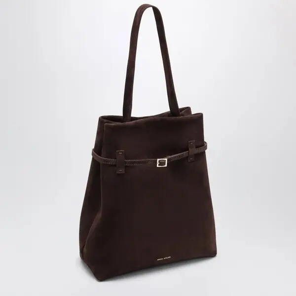 Manu Atelier Suede Tote Bag - Brown