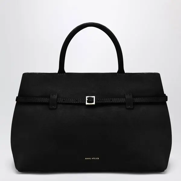 Manu Atelier Le Cambon 35 Bag In Suede