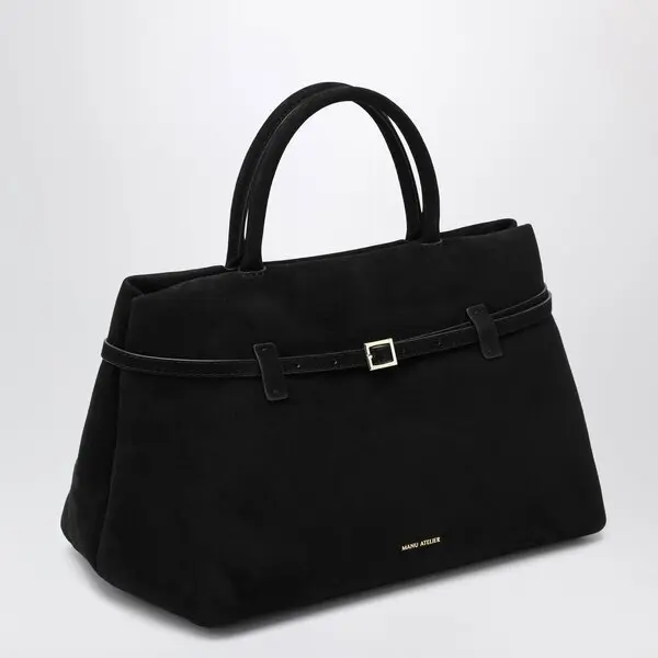 Manu Atelier Le Cambon 35 Bag In Suede