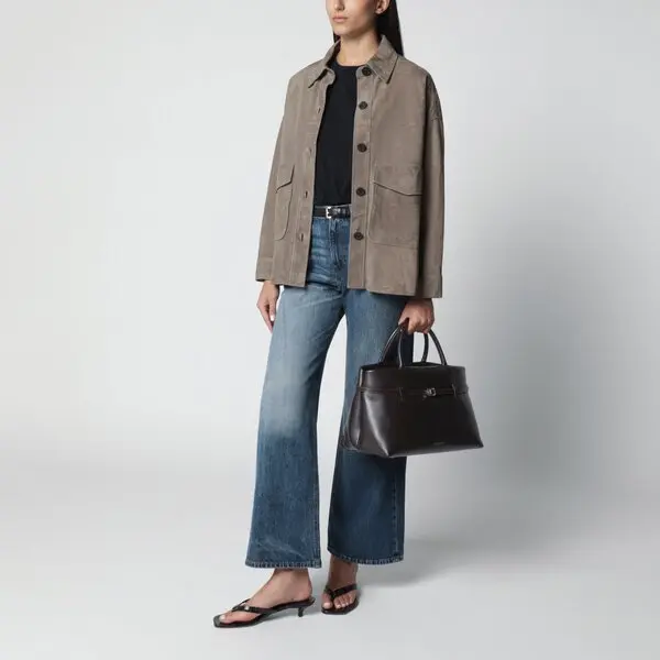 Manu Atelier Le Cambon 35 Bag In Bitter Leather