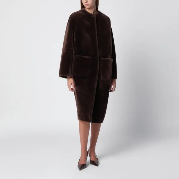 BLANCHA Oak Reversible Shearling And Nappa Leather Coat