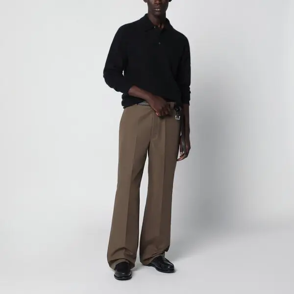 ROBERTO COLLINA Cashmere Polo Jumper