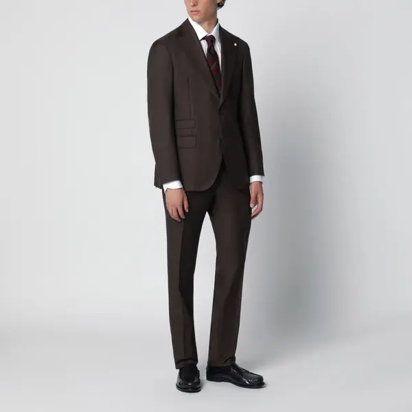 LUIGI BIANCHI Single-breasted Wool Suit