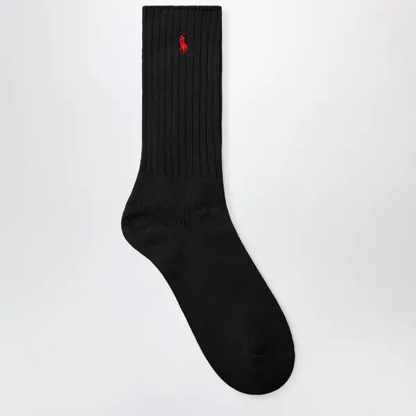 Polo Ralph Lauren Cotton-blend Ribbed Socks - Black