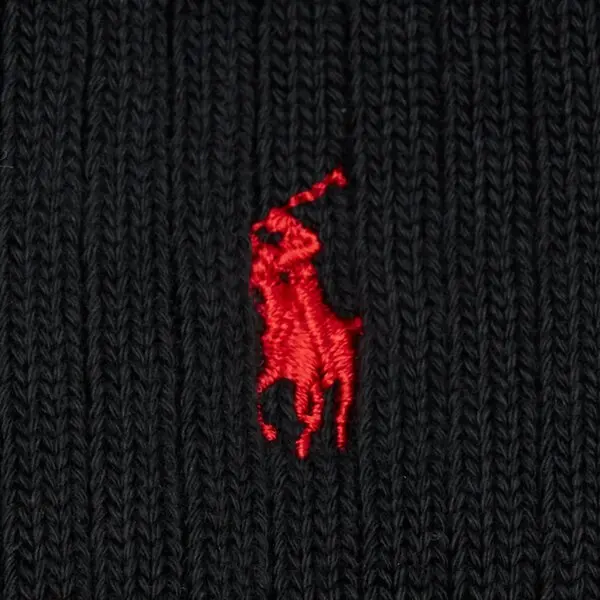 Polo Ralph Lauren Cotton-blend Ribbed Socks - Black