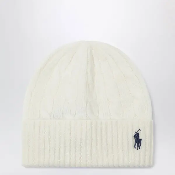 Polo Ralph Lauren Cable-knit Wool And Cashmere Beanie - Beige