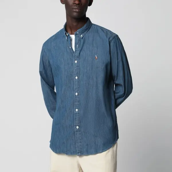 Polo Ralph Lauren Slim-fit Denim Button-down Shirt
