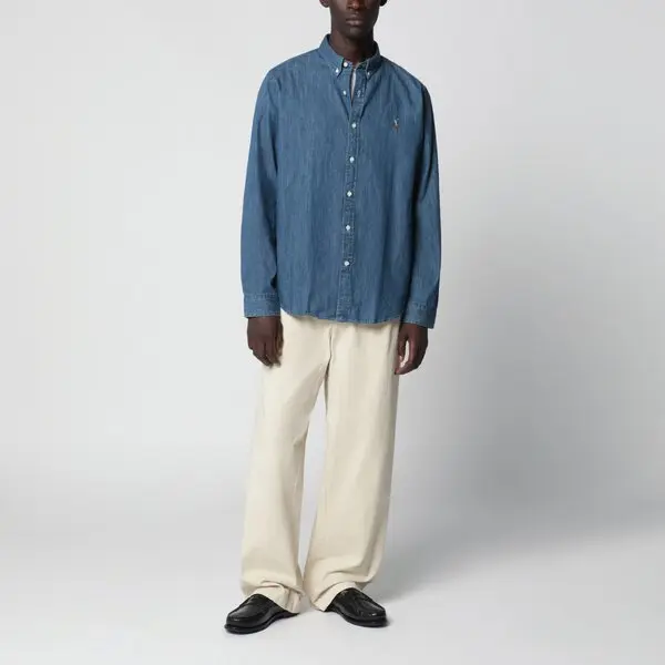 Polo Ralph Lauren Slim-fit Denim Button-down Shirt