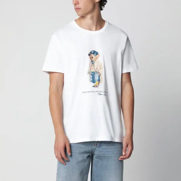 Polo Ralph Lauren Polo Bear Custom Slim-fit T-shirt - White